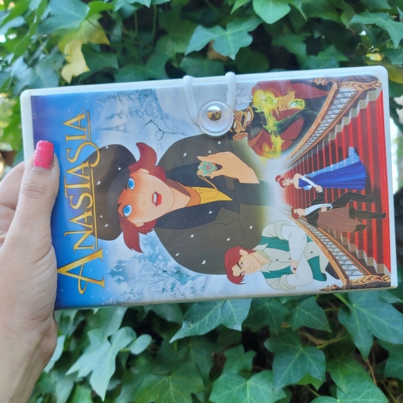 Disney | Bags | Anastasia Disney Upcycled Vhs Clutch Bag Purse ...